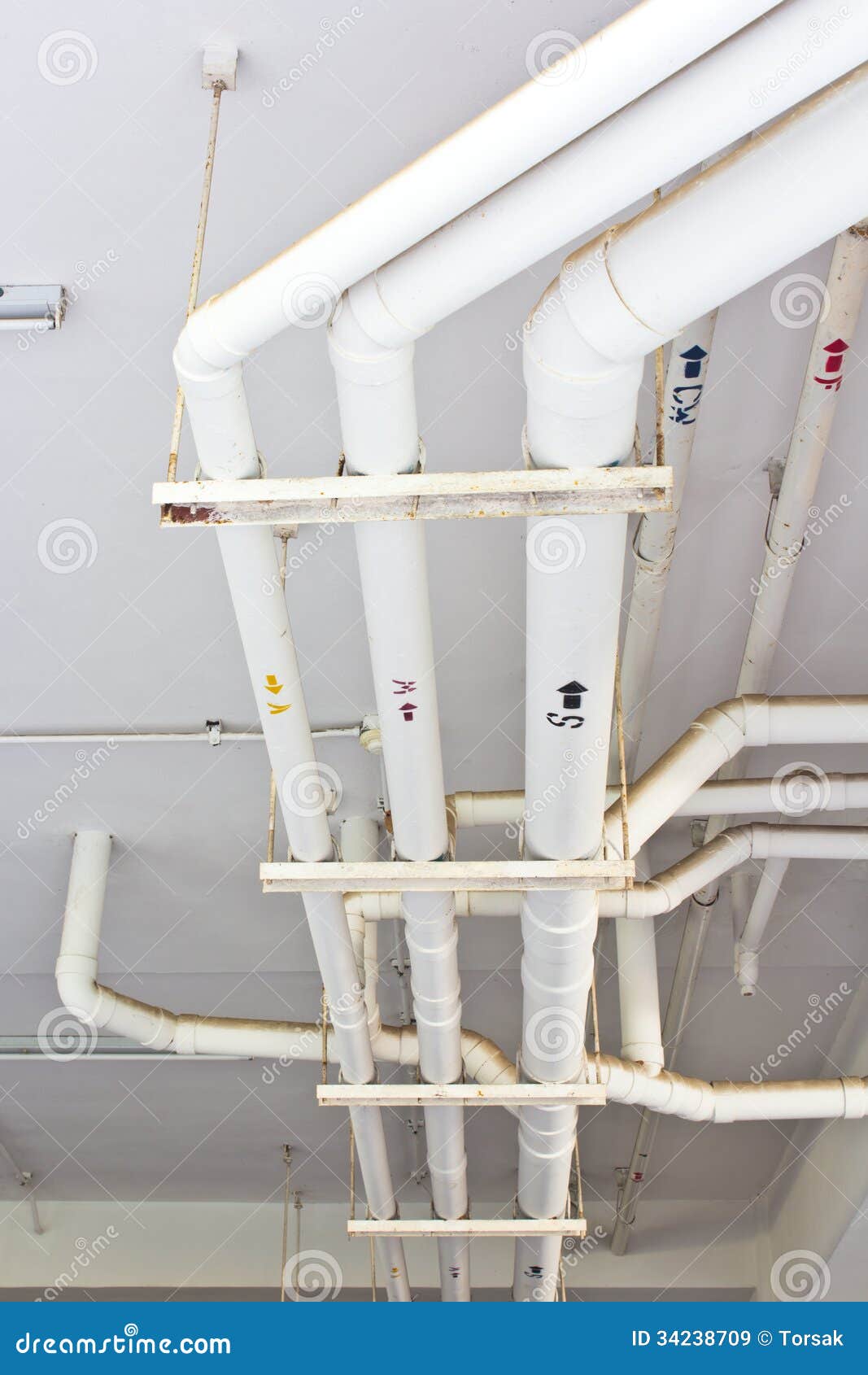 White pipe stock image. Image of environment, pollution - 34238709