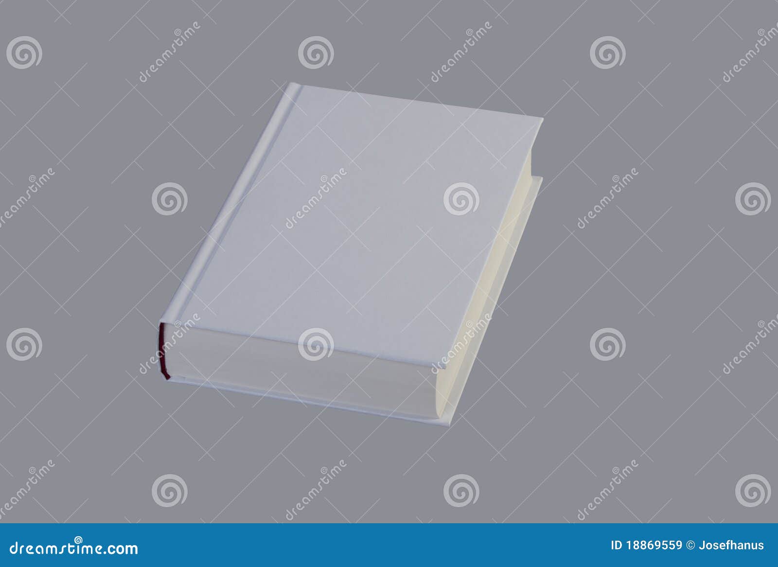 White, Plain Book for Design Layout Stock Illustration - Illustration ...