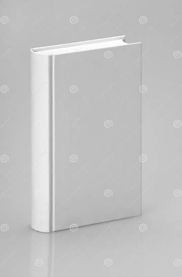 White Plain Book for Graphic Design Stock Image - Image of reading ...