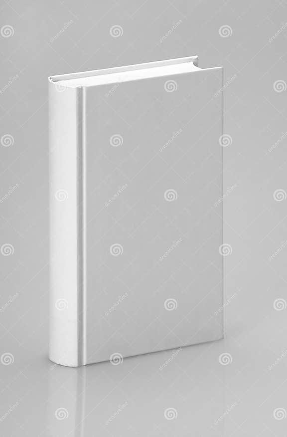 White Plain Book for Graphic Design Stock Image - Image of reading ...