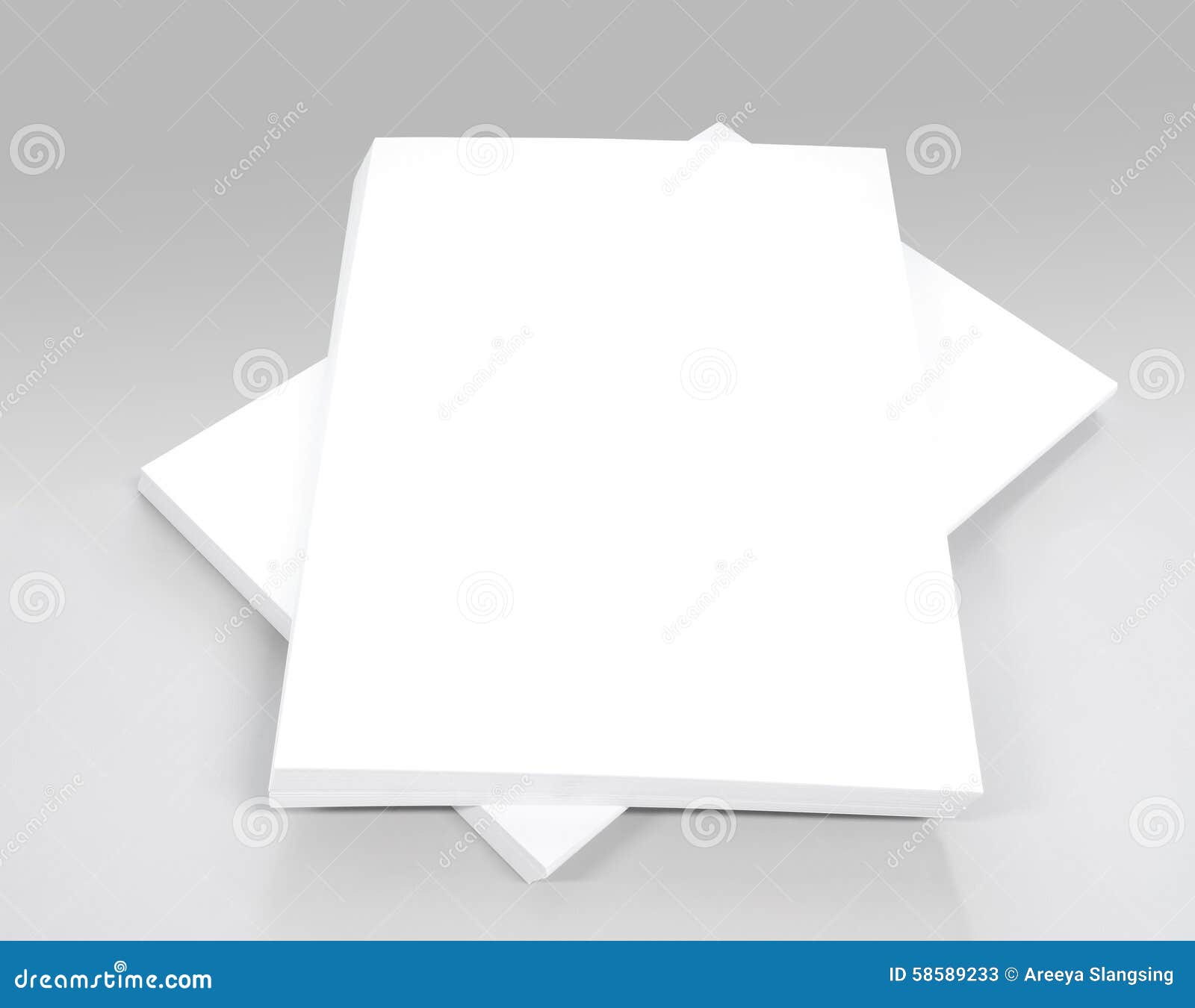 Plain Office Desk With Monitor With Window Royalty-Free Stock ...