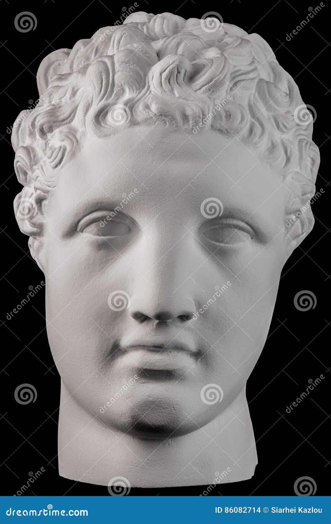 Plaster Bust Sculpture Portrait Of A Man Hermes Royalty-Free Stock ...