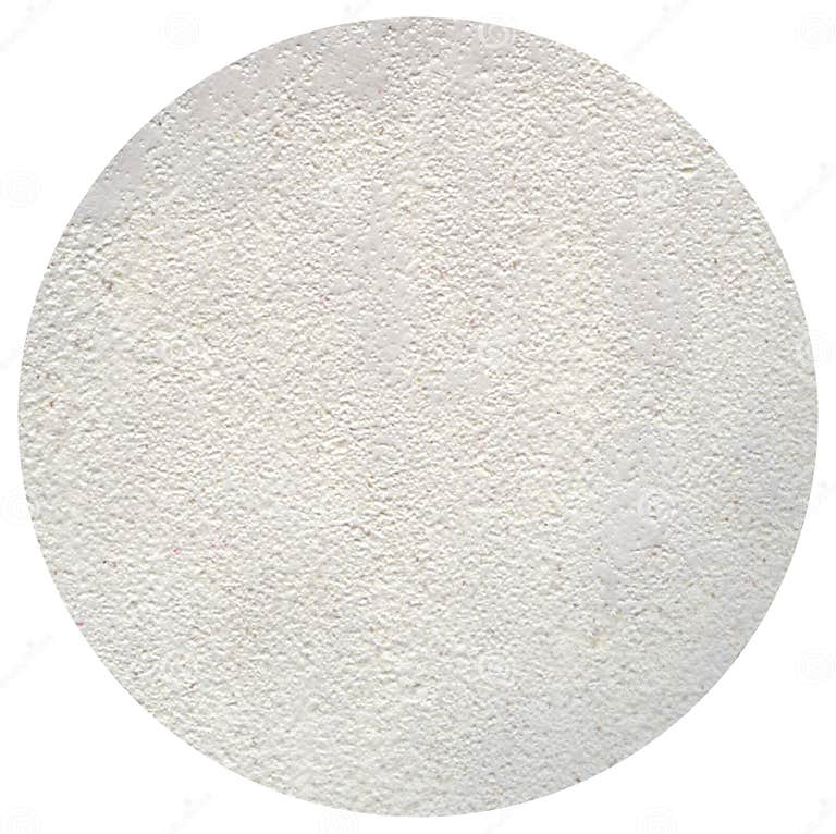 White Plaster Circle on a White Background, White Background Stock ...