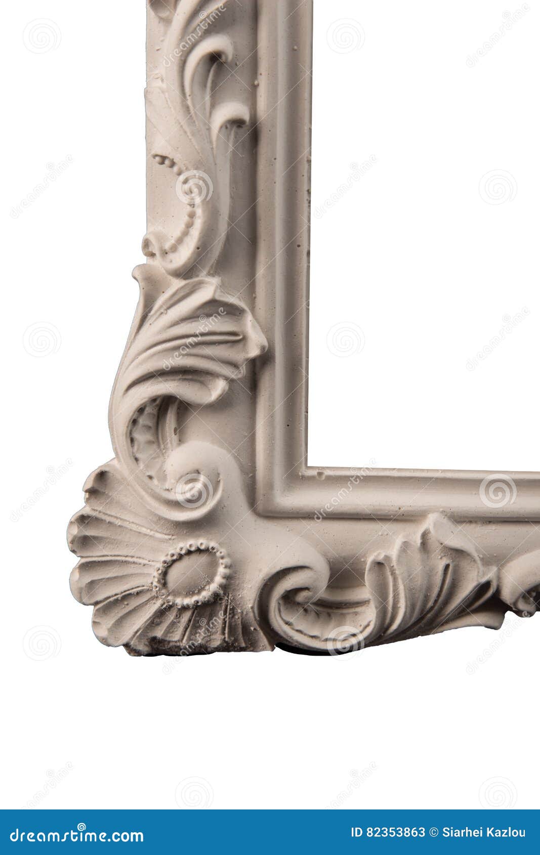 White plaster frames stock image. Image of bronze, exhibition - 82353863