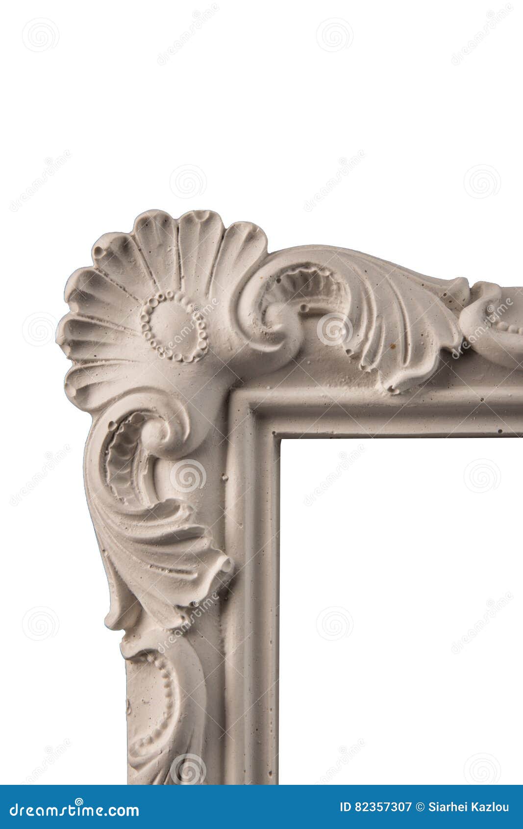White plaster frames stock image. Image of antique, frame - 82357307