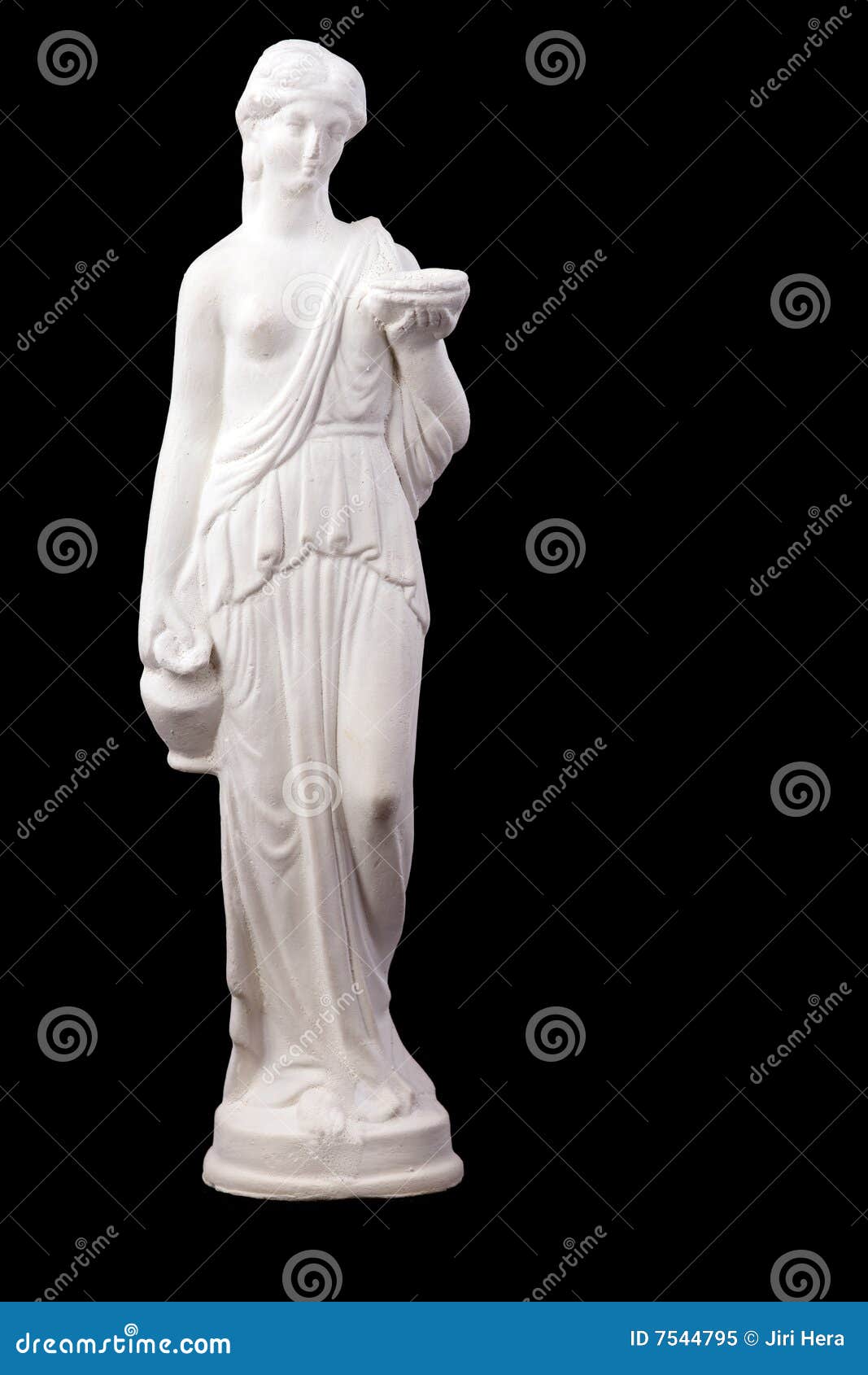 White plaster statue stock image. Image of figurine, architecture - 7544795