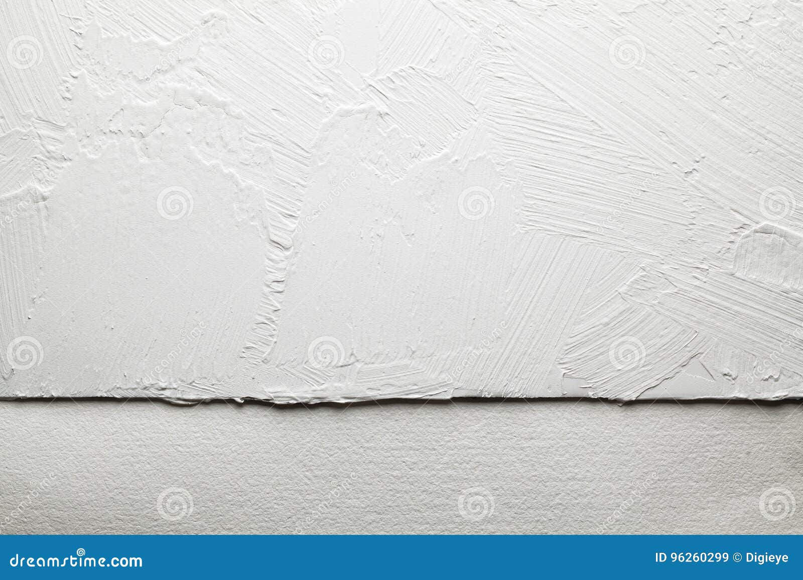White Plaster on the Wall and Handmade Paper Sheet Background Stock ...