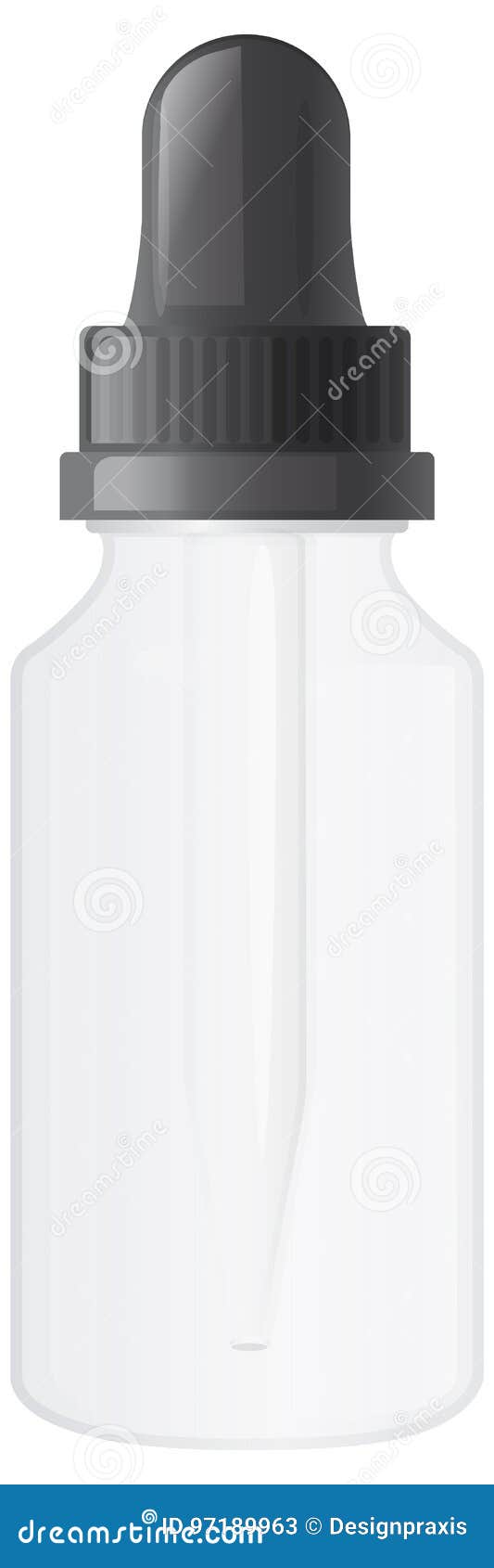 Dropper Illustration On White Background. Eyedropper Drawing ...