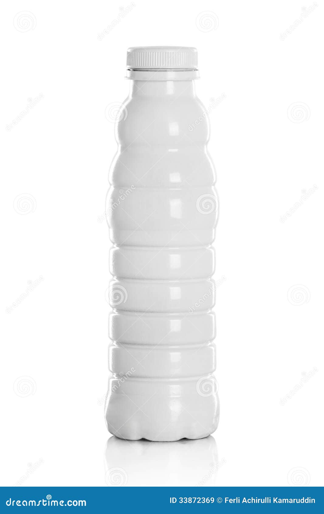 White Plastic Bottles for Drinking Water Product Stock Image - Image of ...