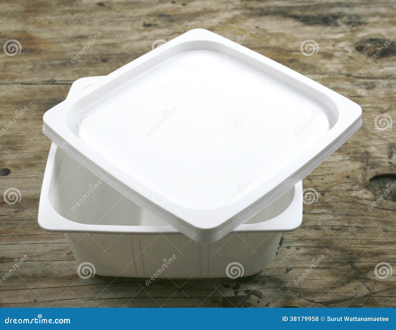 White plastic box stock photo. Image of square, cover - 38179958