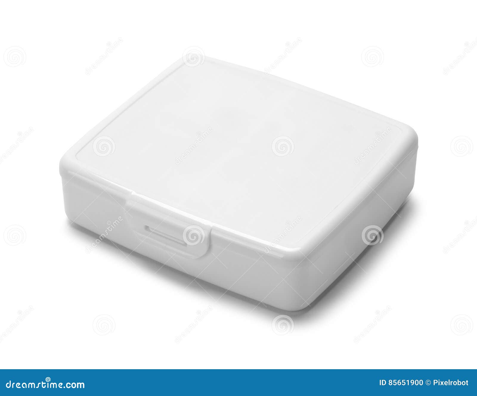 White Plastic Box stock photo. Image of close, case, plastic - 85651900