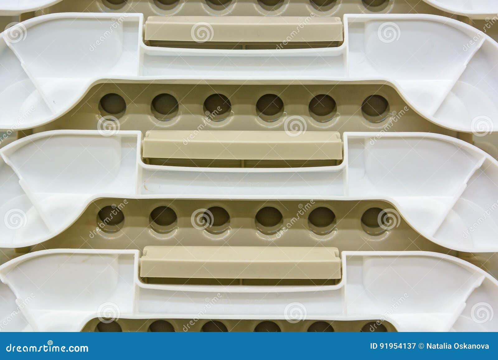 White Plastic Boxes Stacked One upon the Other Stock Image - Image of ...