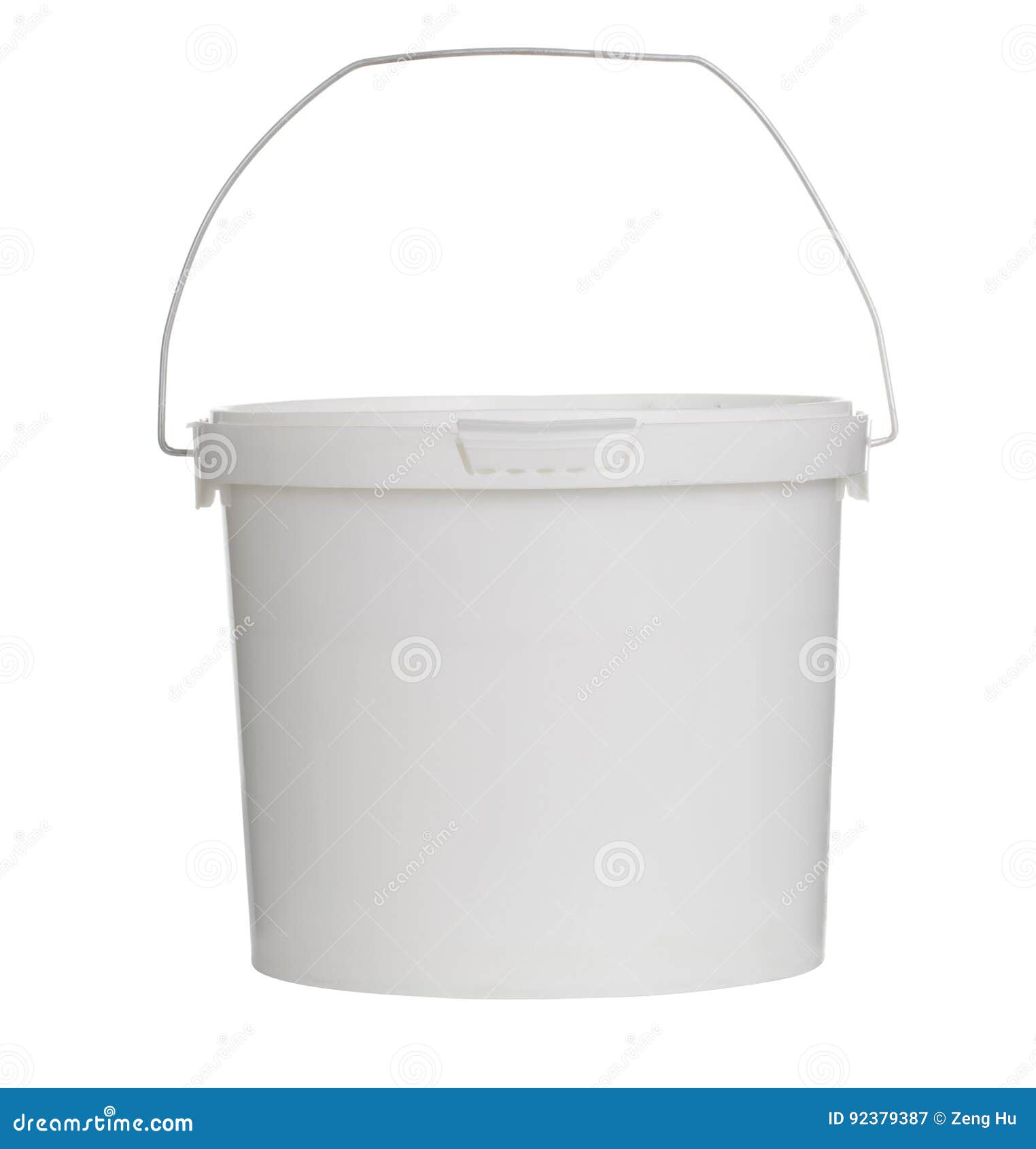 White plastic bucket stock image. Image of fresh, cover - 92379387