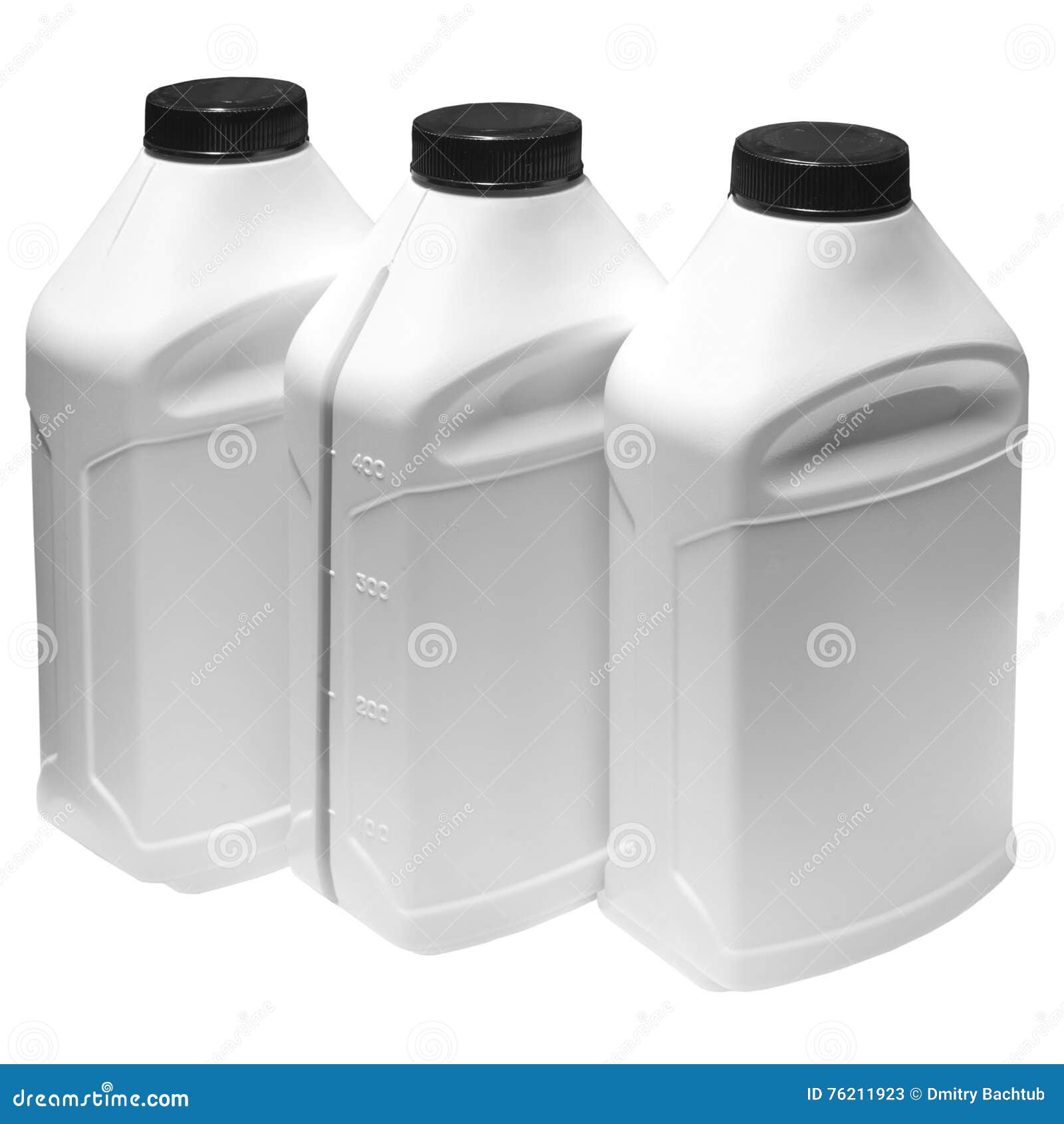 White Plastic Container on a White Background Stock Image - Image of ...