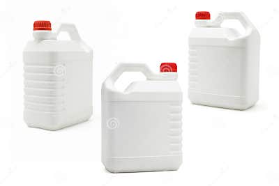 White plastic containers stock image. Image of isolated - 16077969