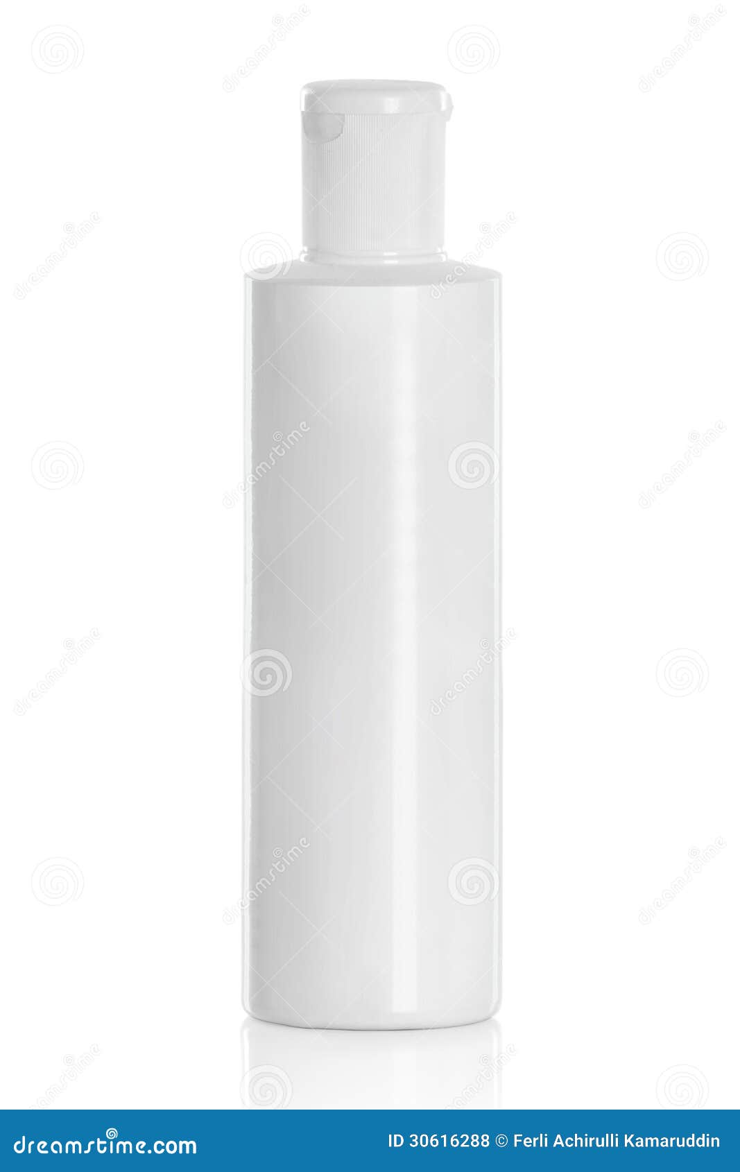 White Plastic Cosmetic Bottle Stock Photo - Image of perfume, face ...