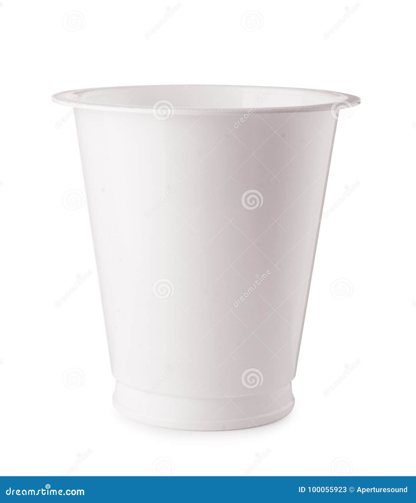 White plastic cup stock image. Image of disposable, coffee - 100055923