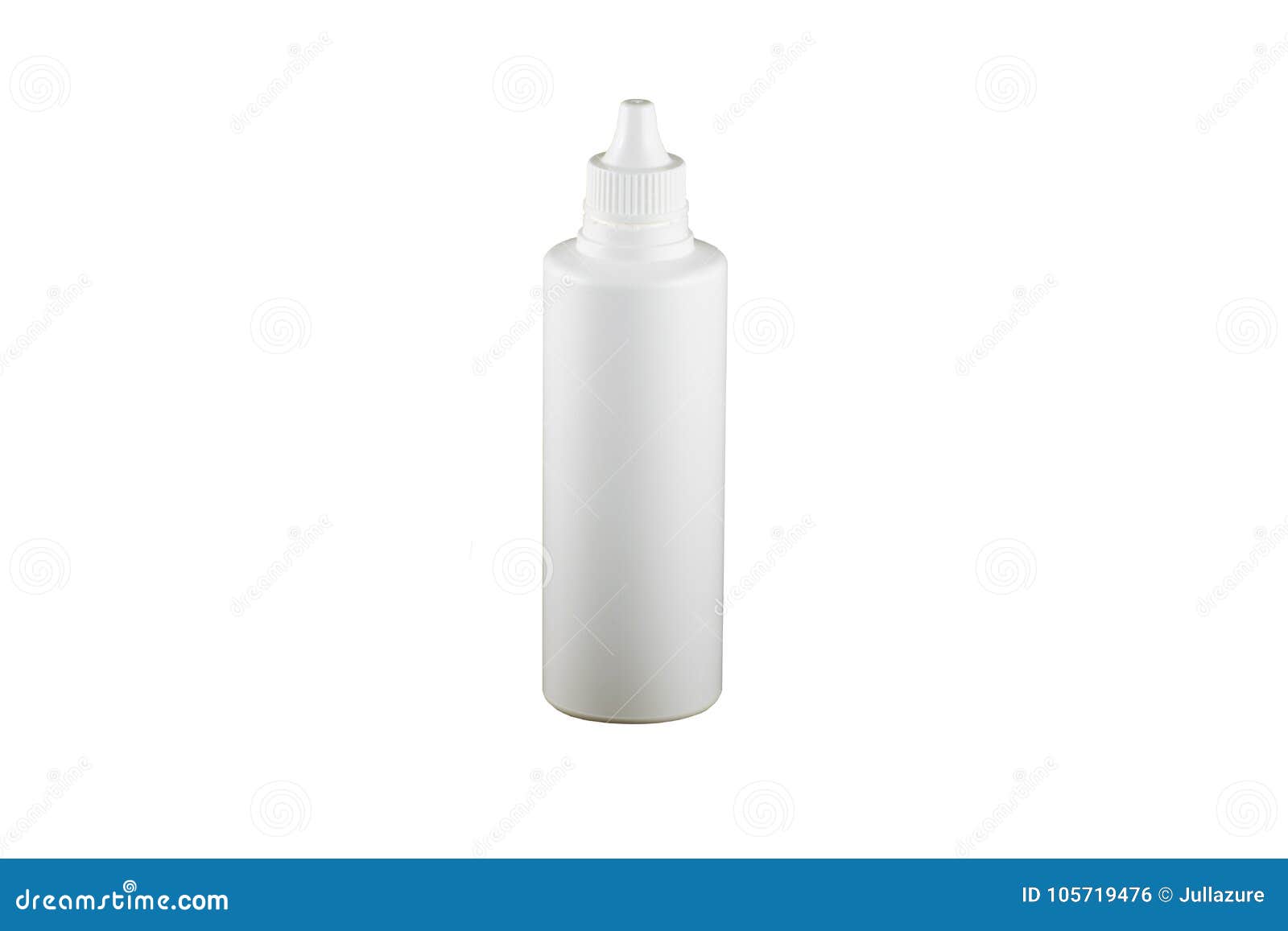 White Plastic Lens Solution Bottle. Stock Photo - Image of lens ...