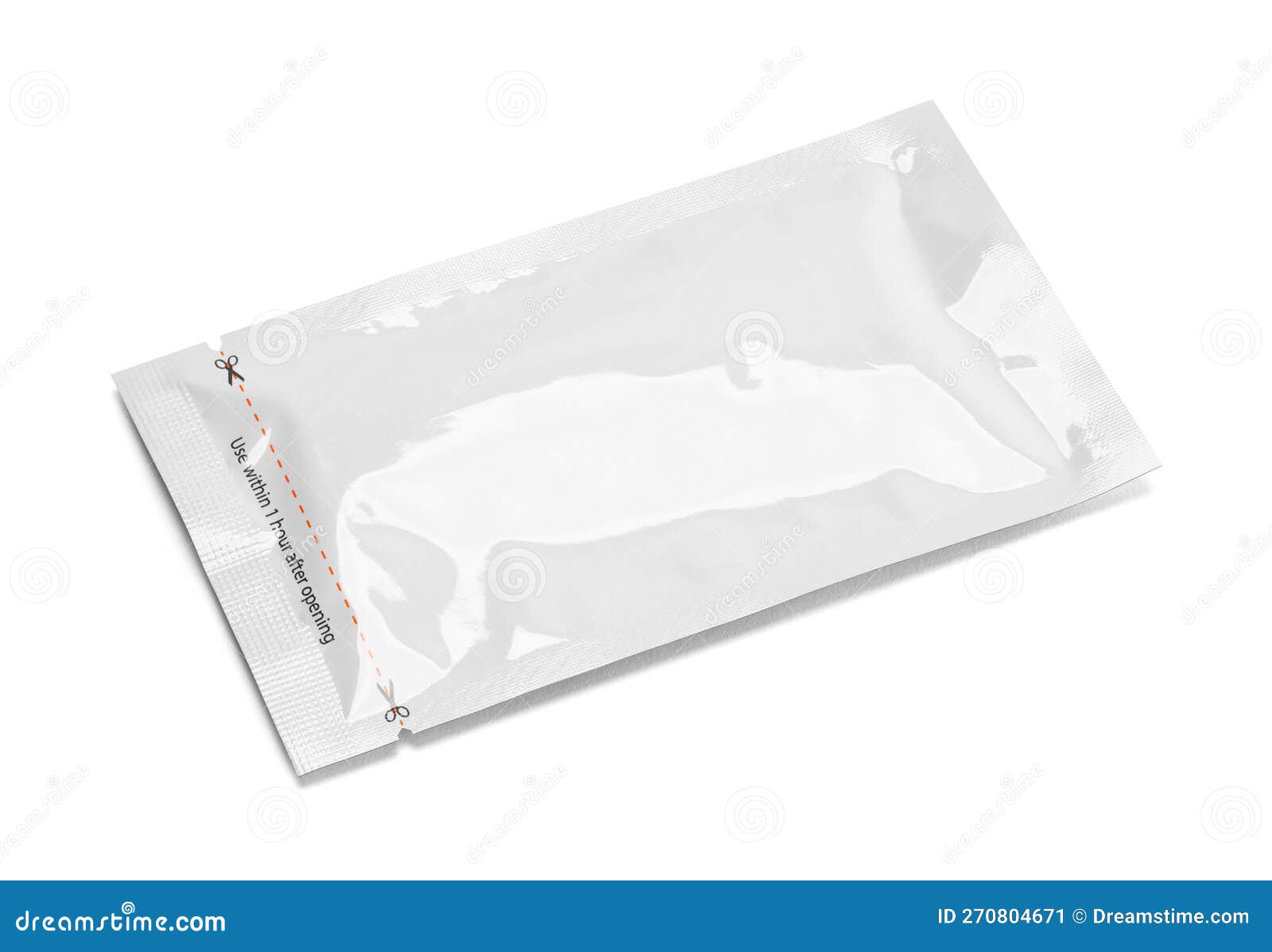 White Plastic Packet stock image. Image of food, blank - 270804671