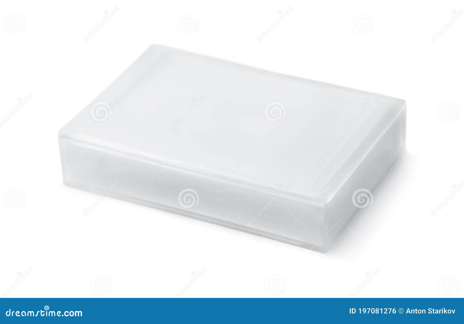 White plastic retail box stock photo. Image of mock - 197081276
