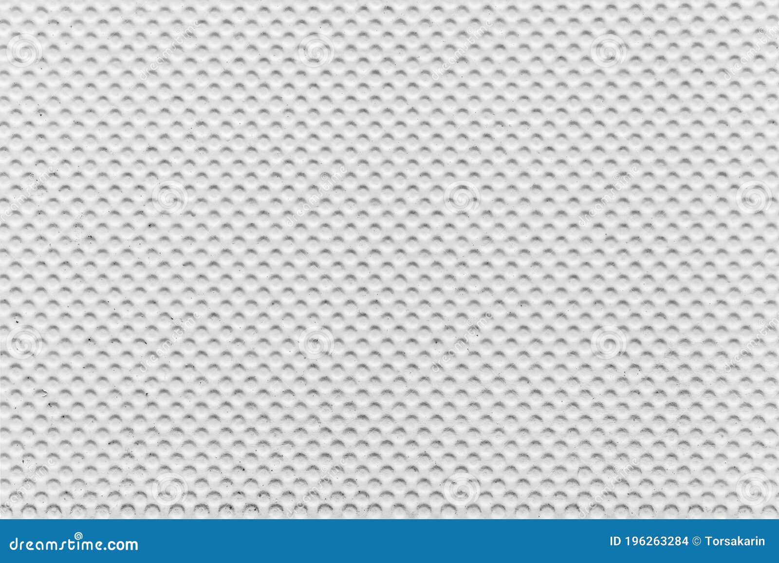 White Plastic Sheet with Polka Dots Pattern and Seamless Stock Photo ...