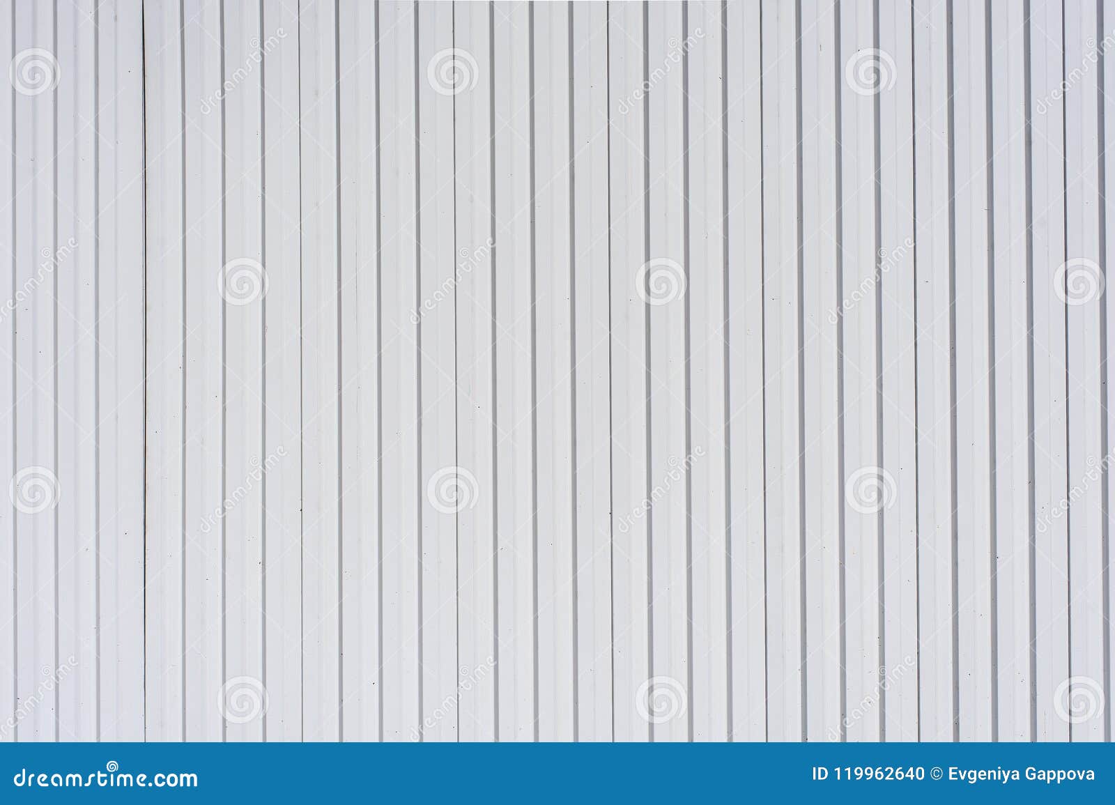White Plastic Siding Panels for Texture Background Stock Photo - Image ...