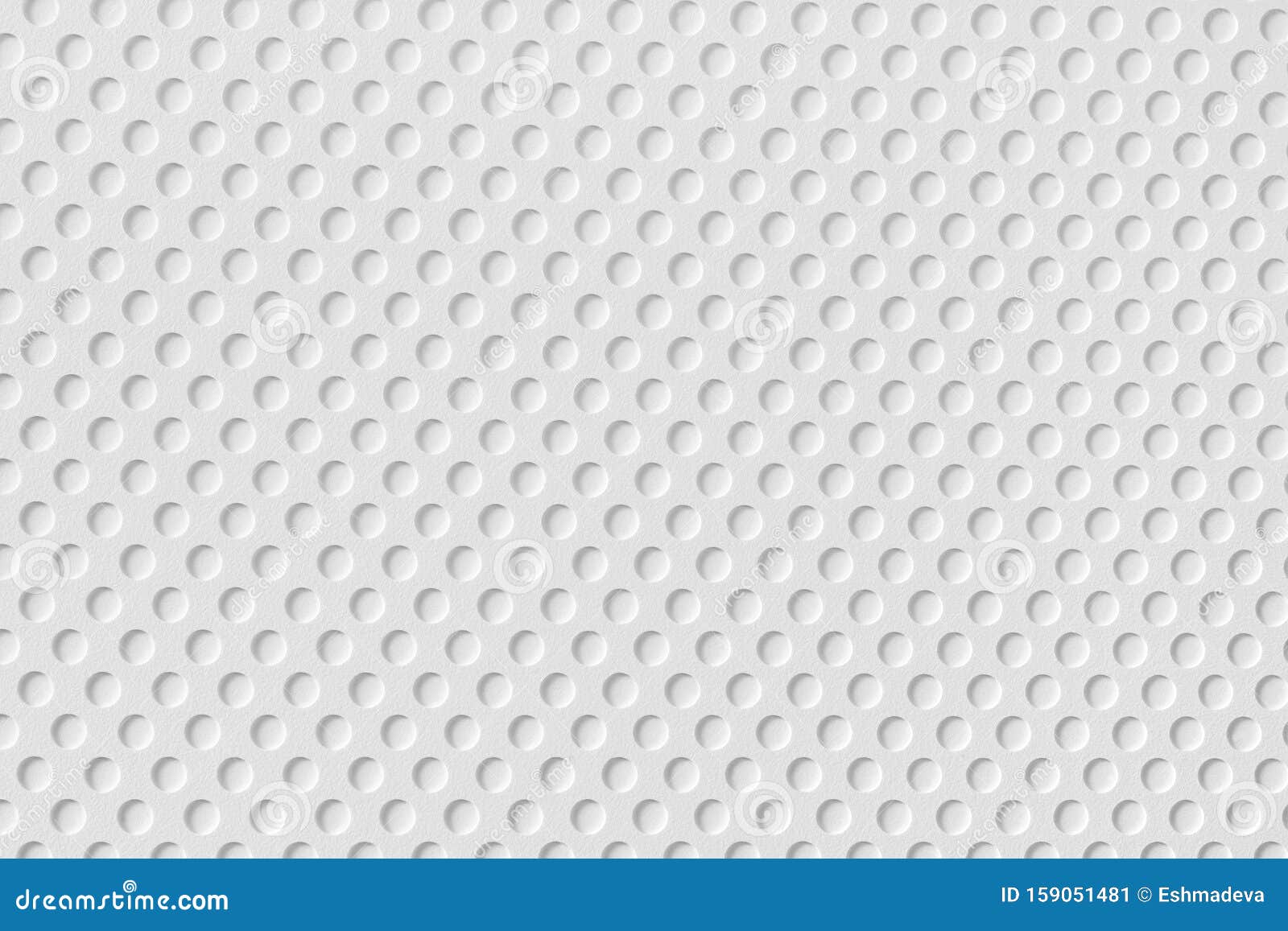 White Plastic Surface with Round Holes Pattern Texture and Background ...