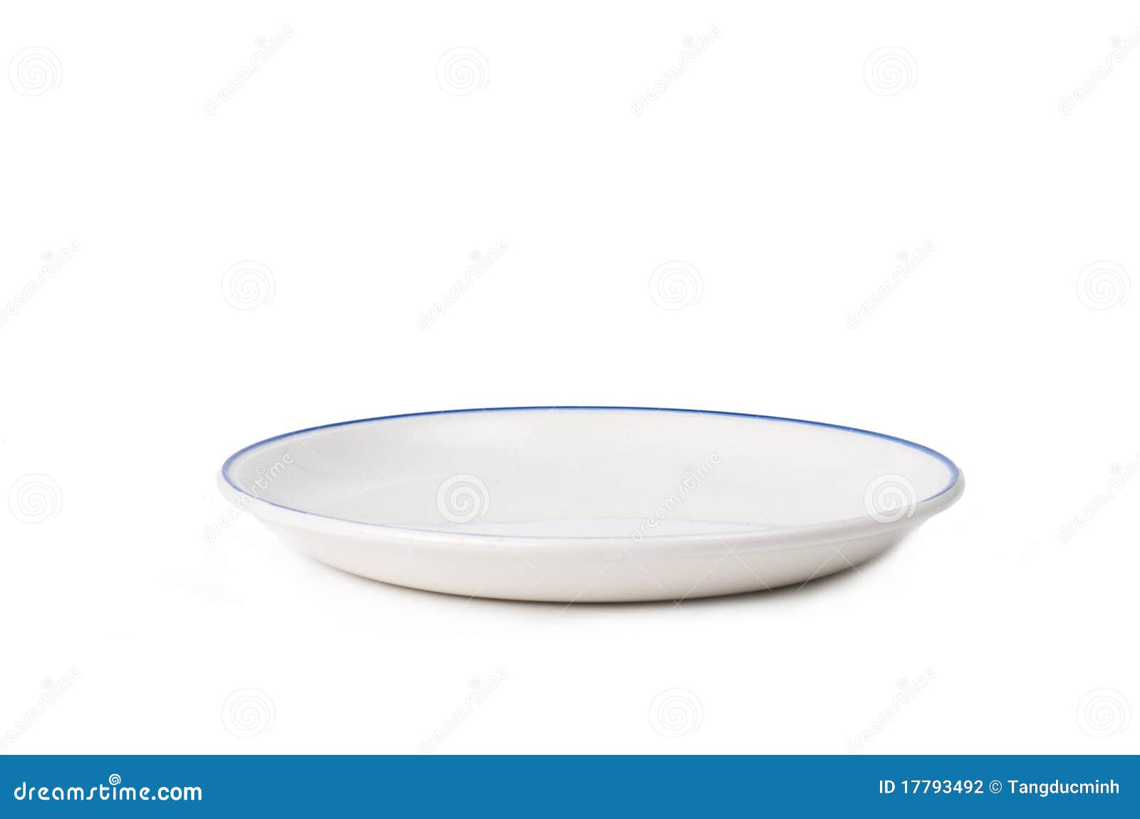 White Plate stock photo. Image of white, plain, round - 17793492