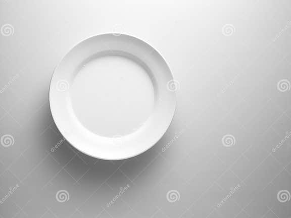 White plate stock photo. Image of table, vegetables, surface - 3780146