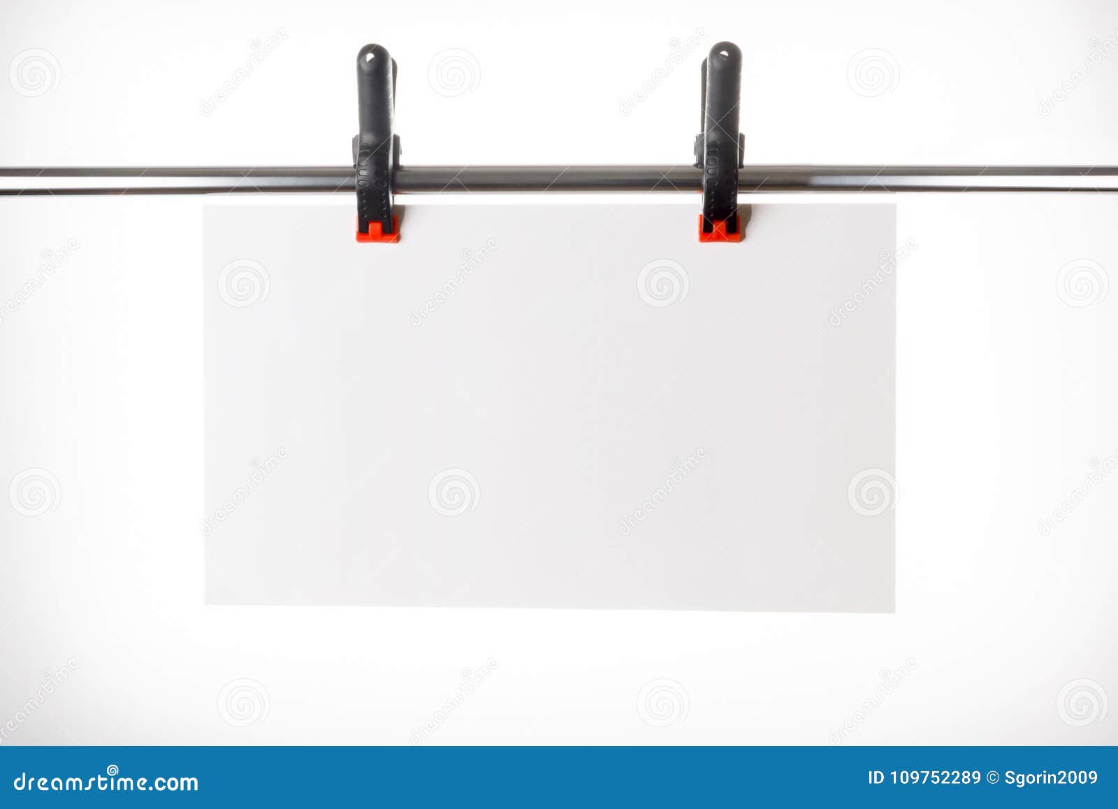 White Plate Hanging on Pins Stock Image - Image of design, reminder ...