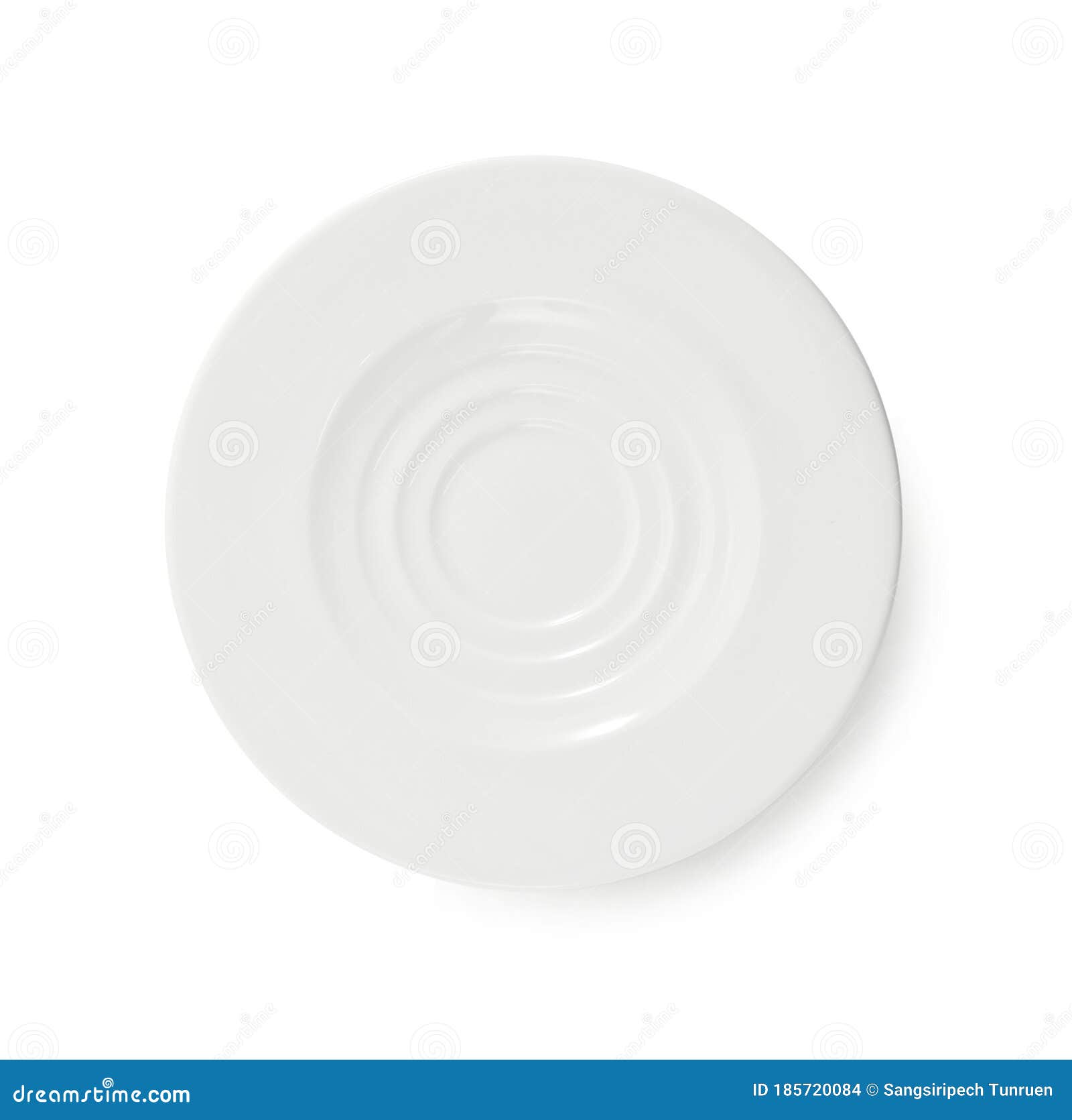 White Plate Isolated on White Background Stock Photo - Image of clean ...