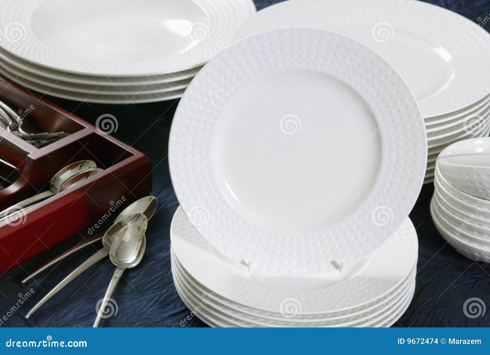 White plates stock photo. Image of dishware, shiny, plate - 9672474