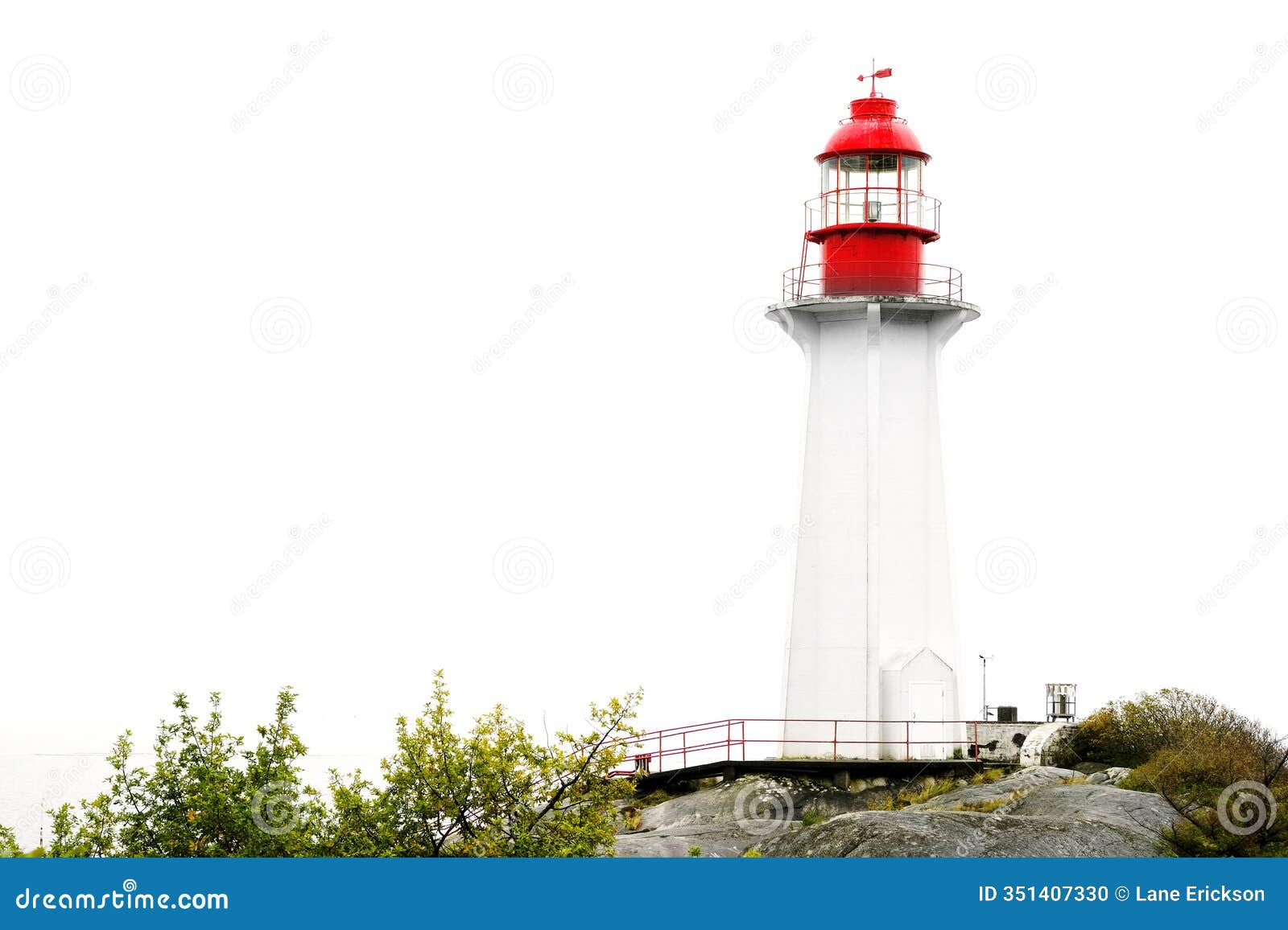 White Point Atkinson Light House in Vancouver British Columbia Stock ...