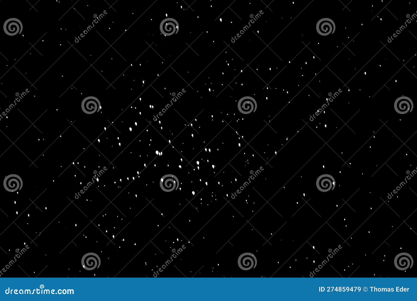 White Points from the Stars at a Dark Black Sky Stock Illustration ...
