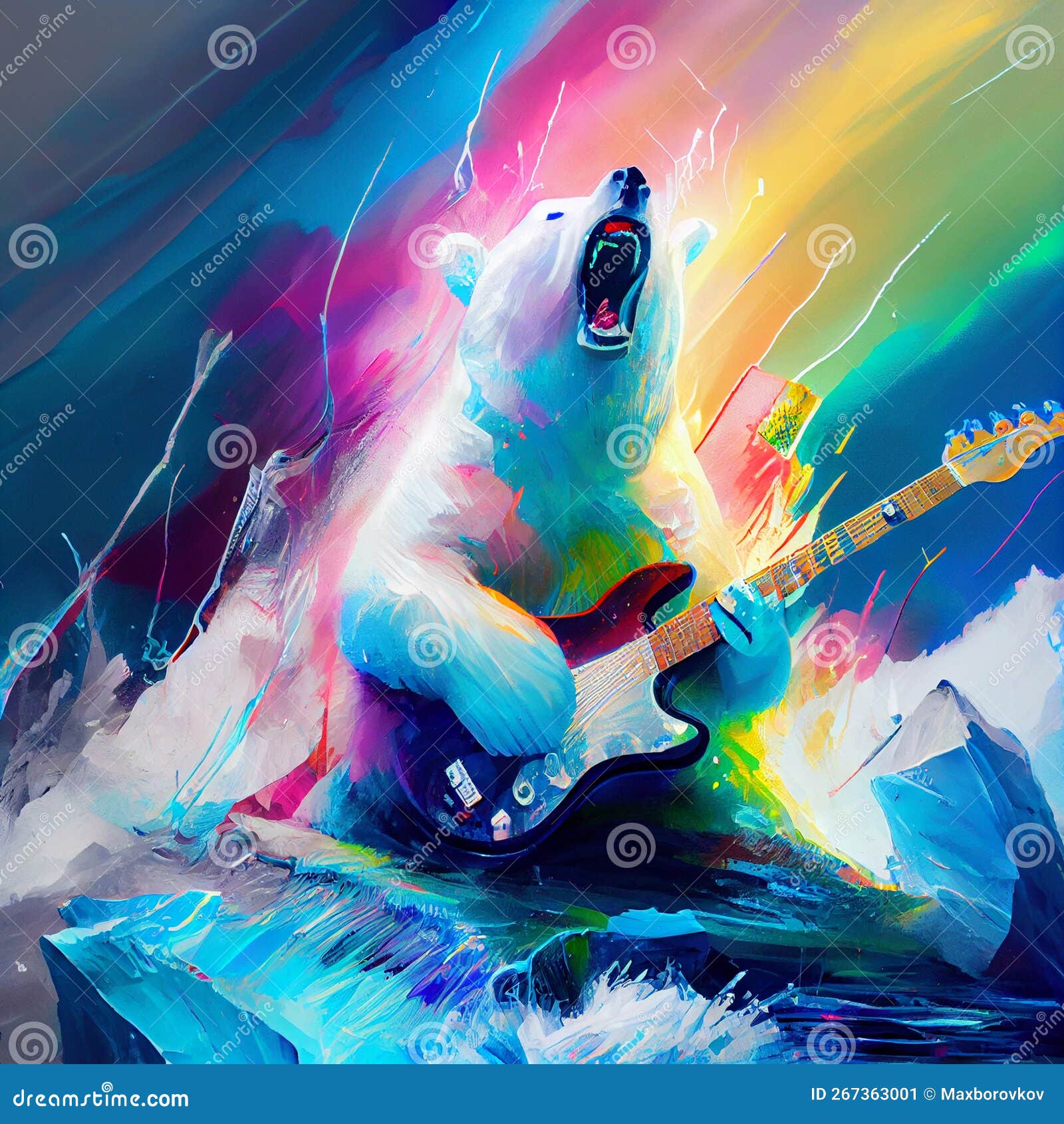 3D Storm Bear Flag, 1846. Stock Photo | CartoonDealer.com #204329538