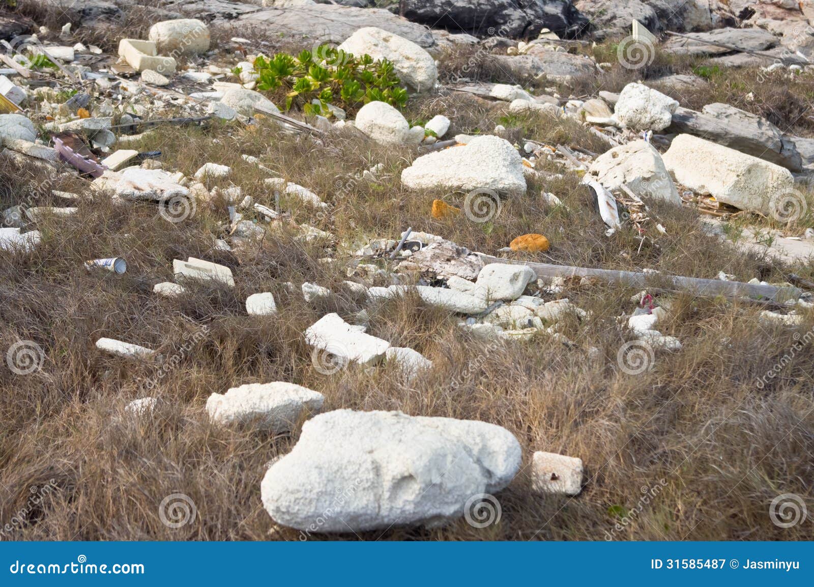 White pollution Styrofoam stock image. Image of abstract - 31585487