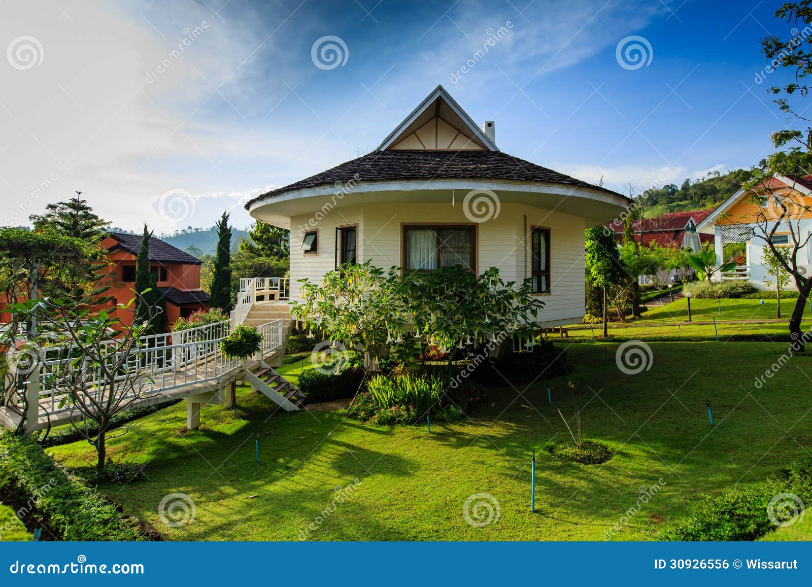 White polygon house stock photo. Image of beautiful, outdoor - 30926556