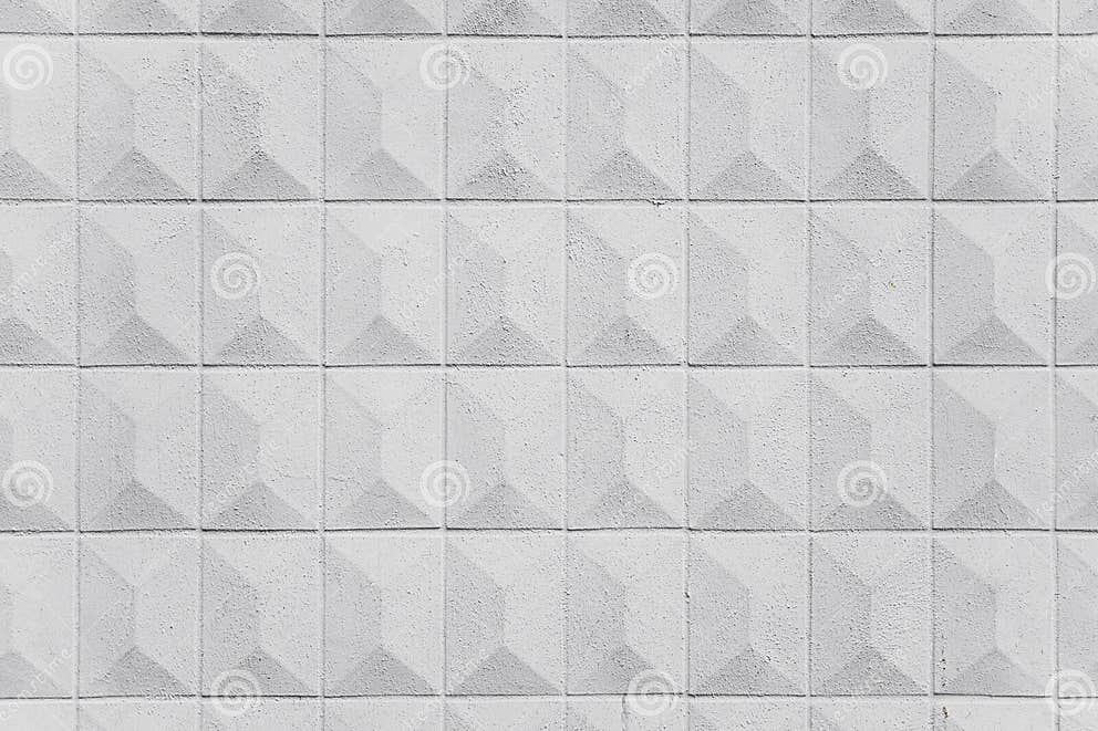 White Polygon Pattern Wall Texture Stock Illustration - Illustration of ...
