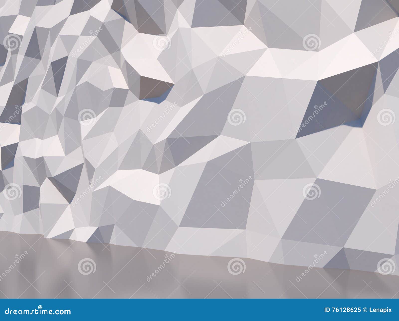 White polygon wall stock illustration. Illustration of design - 76128625
