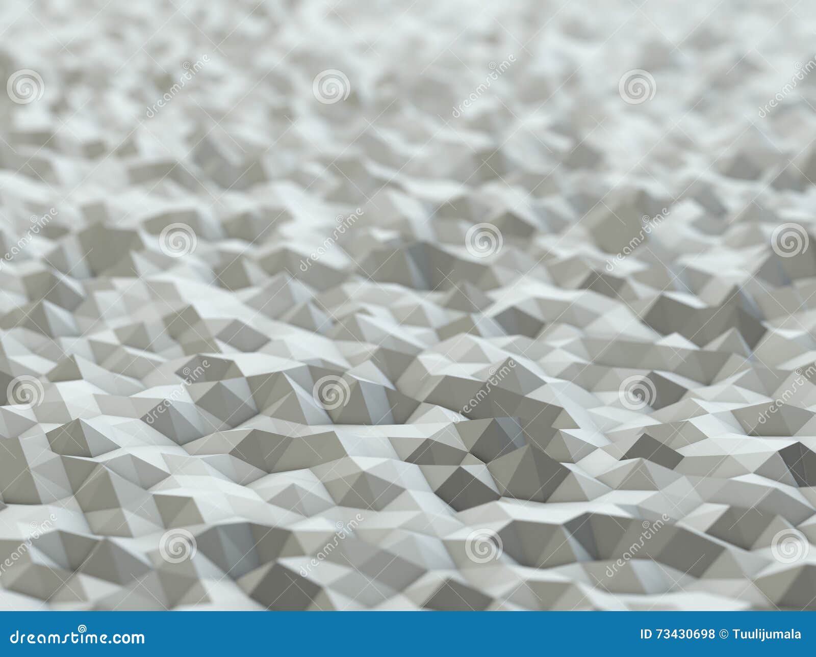 White Polygonal 3D Surface Background Stock Illustration - Illustration ...