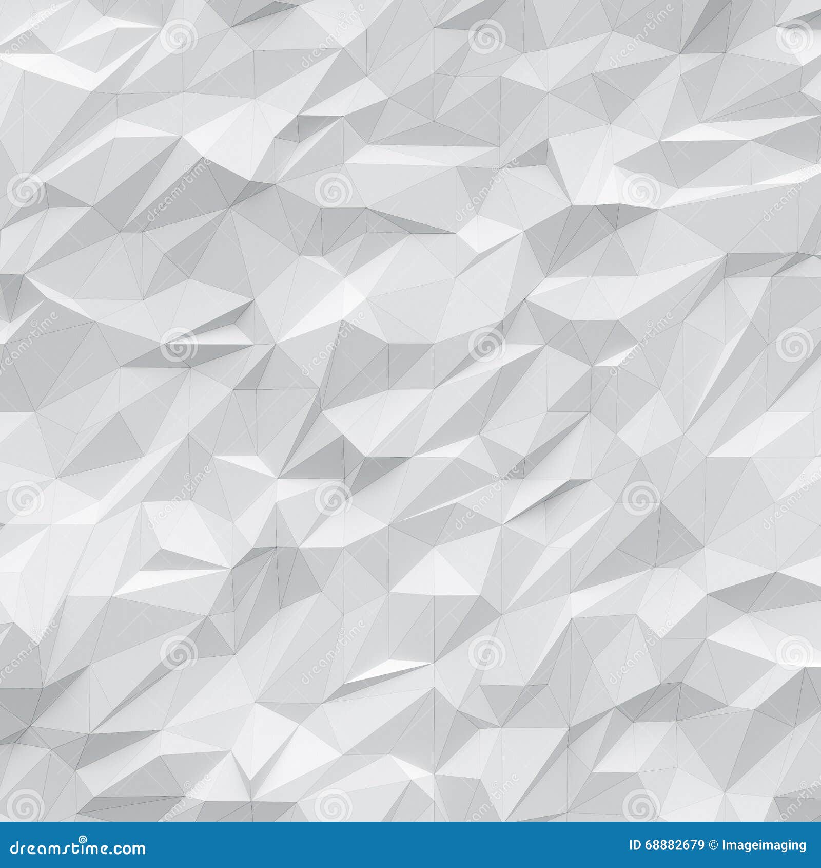 White Polygons Shape and Wireframe Stock Illustration - Illustration of ...