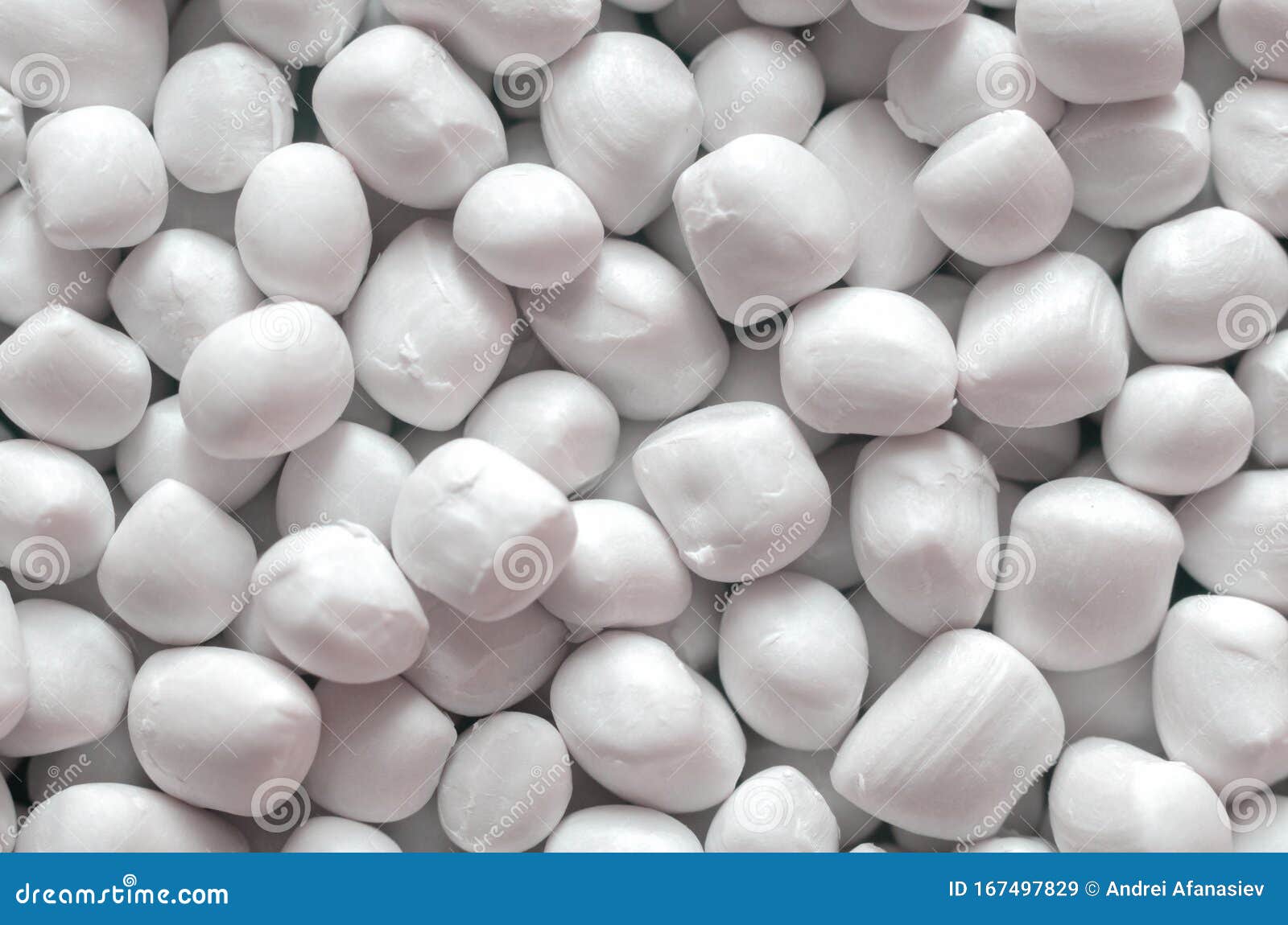 White Polymer Dye in Granules, Background Texture Stock Image - Image ...