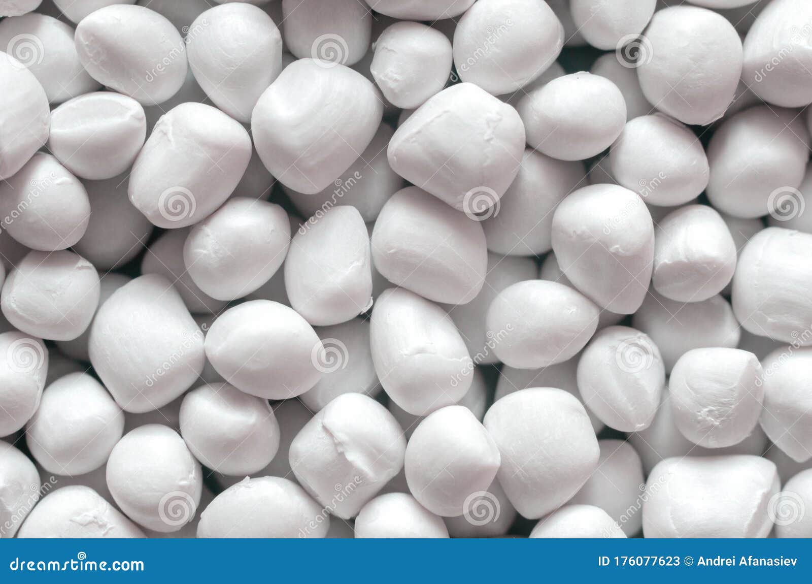 White Polymer Dye in Granules, Background Texture Stock Image - Image ...