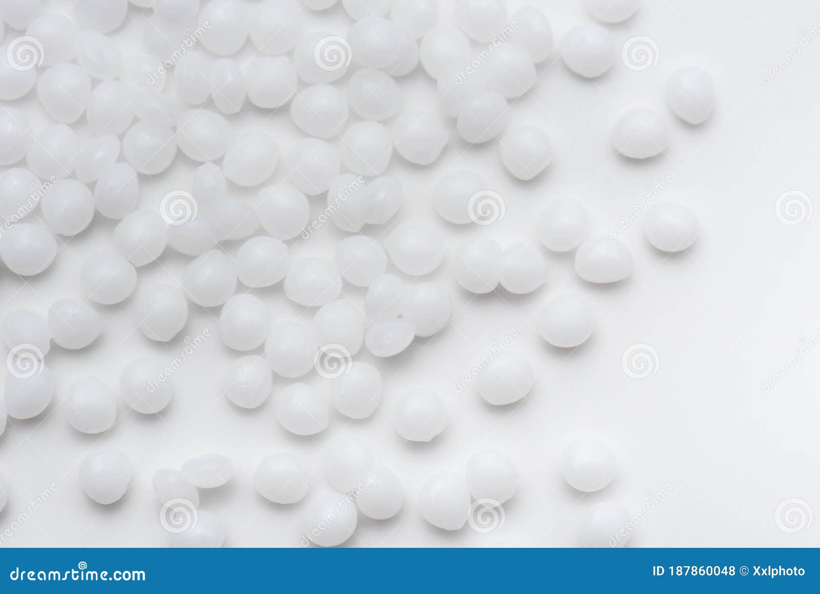 White Polymer on White Surface Stock Photo - Image of grained, plastic ...