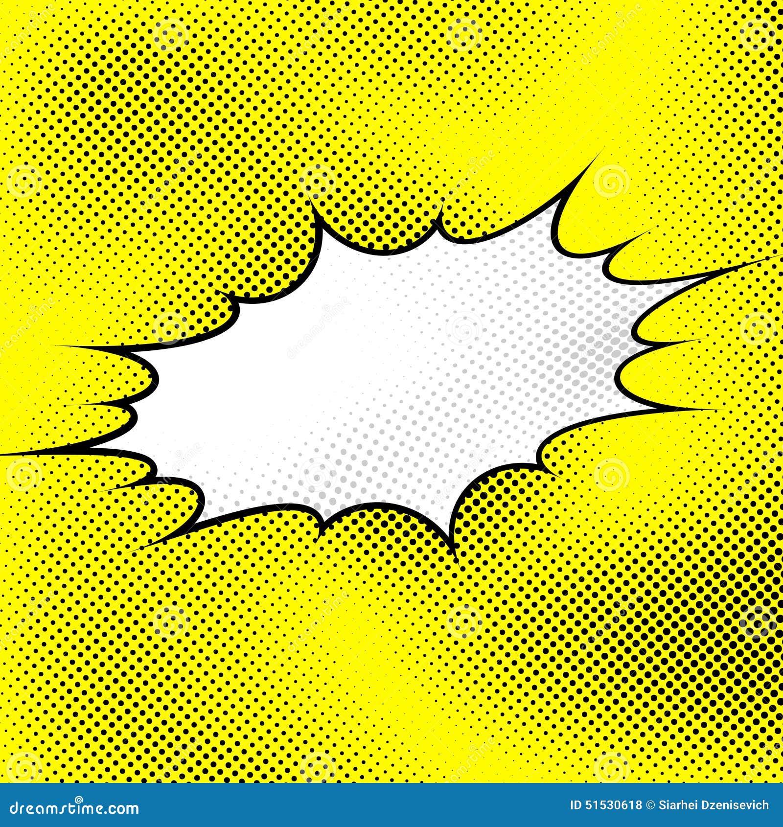 Pop Art Explosion Over Boom Background. Illustration | CartoonDealer ...