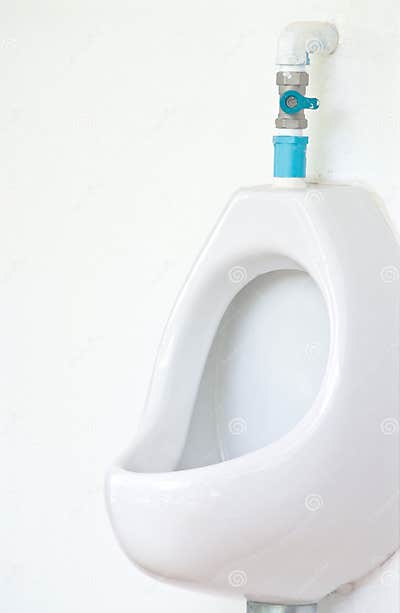 White porcelain urinal stock image. Image of room, bathroom - 25877453