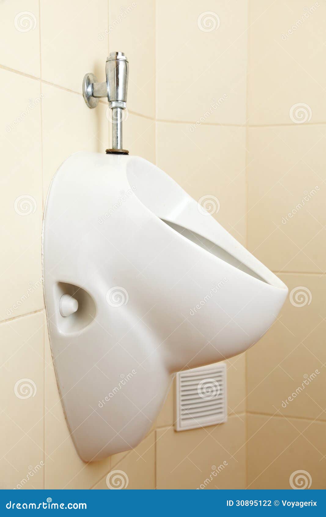 White Porcelain Urinal in Public Toilets Stock Photo - Image of ceramic ...