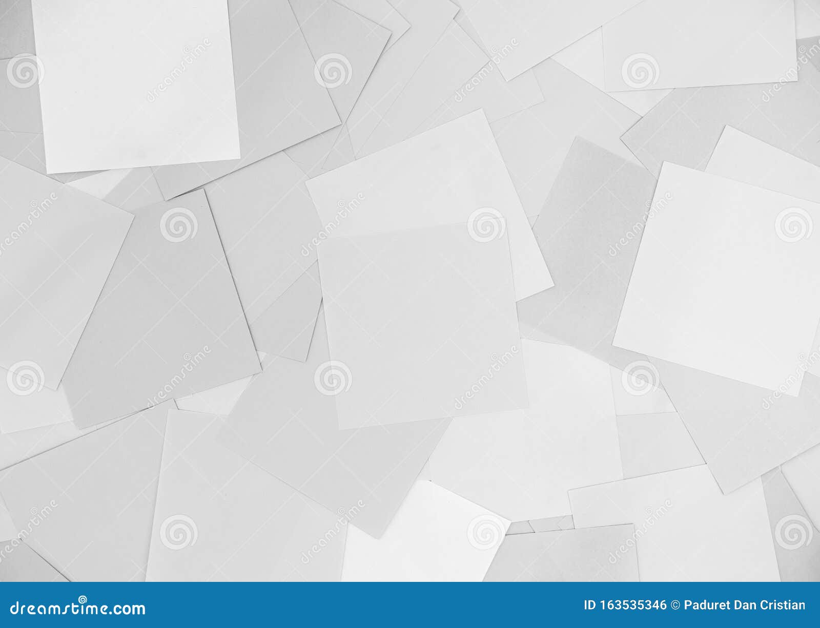 White Post-its Spread Randomly Stock Photo - Image of postit, ideas ...