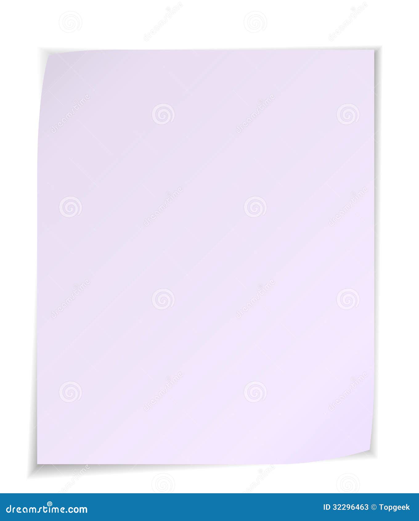 White Post It Notes Isolated On White Background. Stock Vector ...