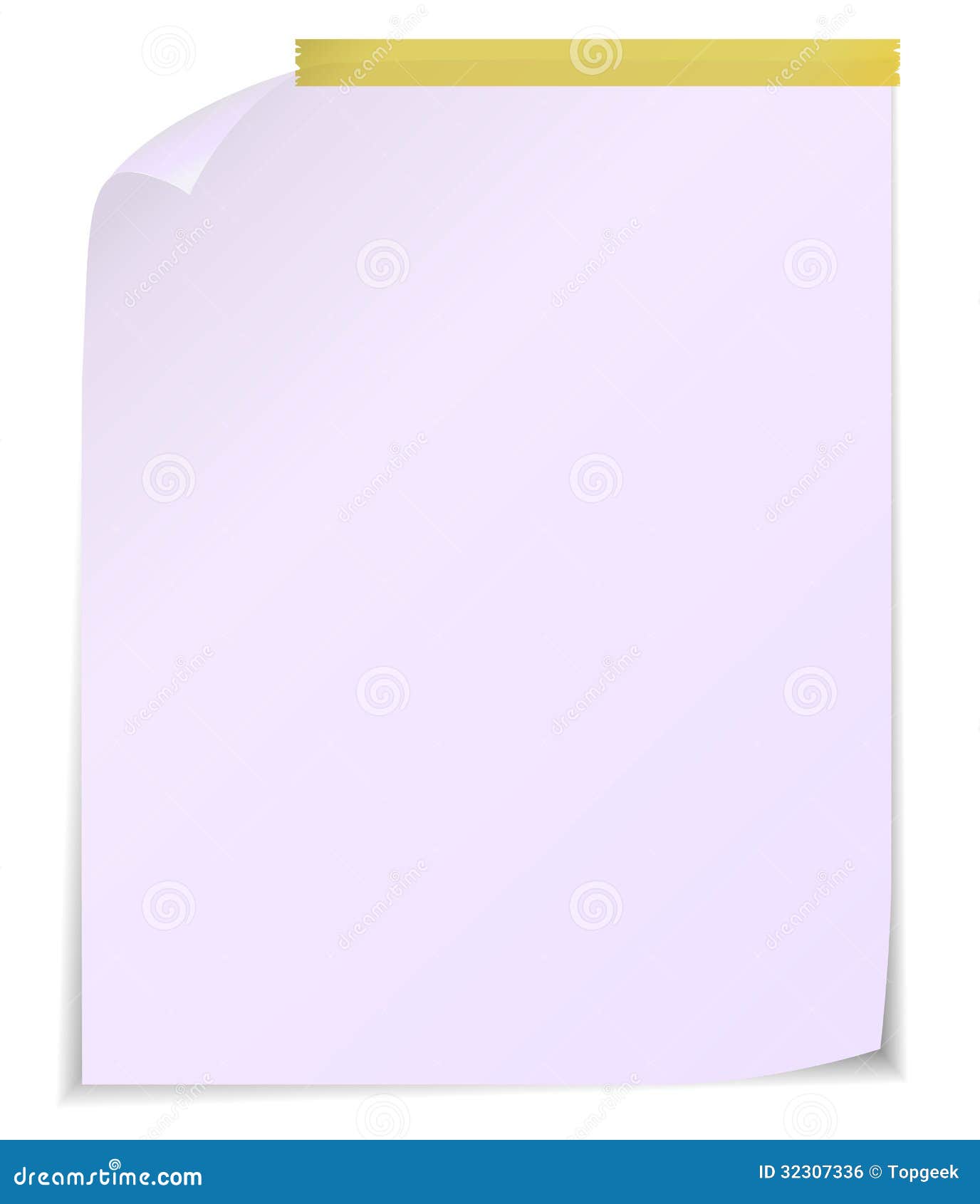 White Post It Png